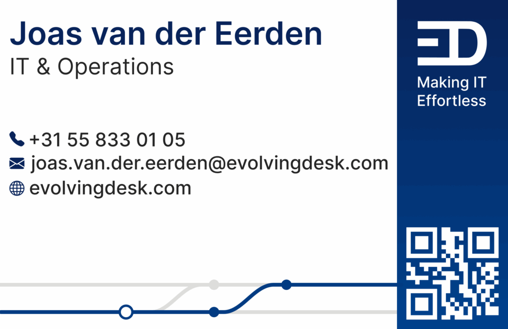 Joas Van Der Eerden At EvolvingDesk - EvolvingDesk